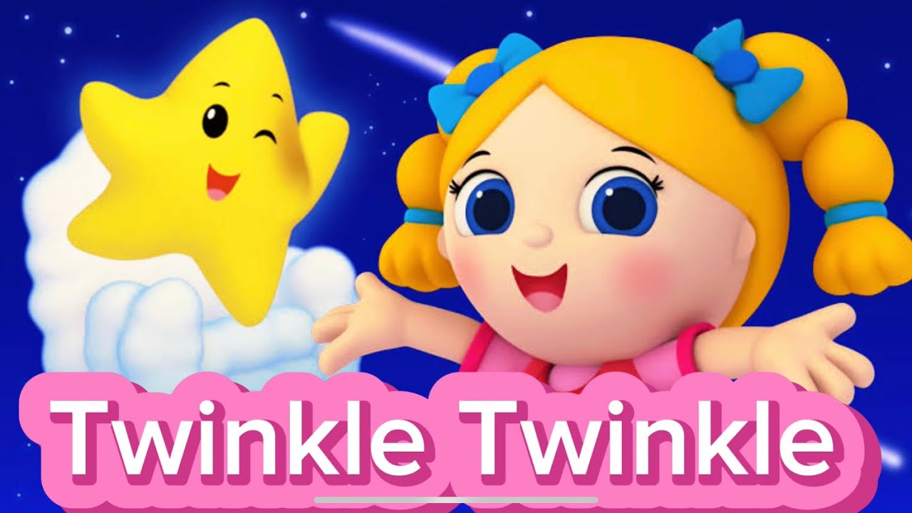Twinkle twinkle wheels on the bus preschool kindergarten nursery rhymes ...