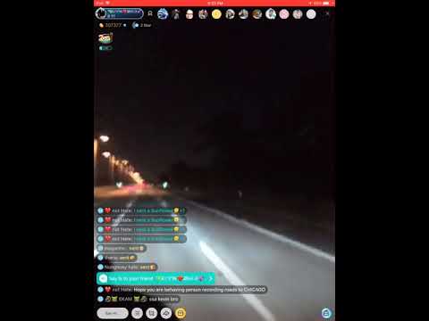 BIGO LIVE members actively recording major highways.