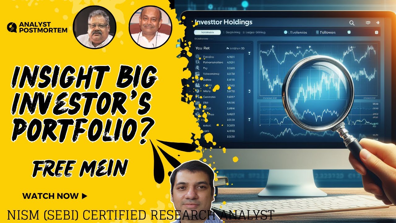 Inside Big Investors Portfolio for Great STOCK - YouTube