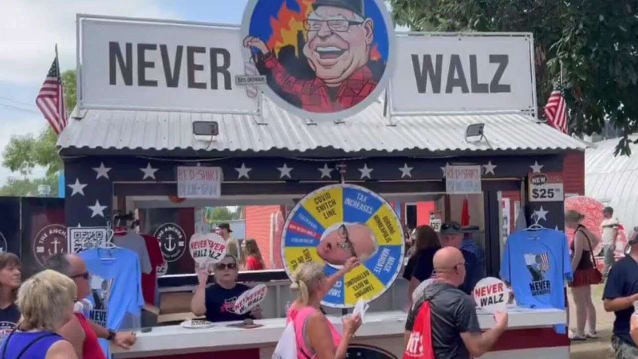 ‘Never Walz’: Popular attraction at Minnesota State Fair targets Tim ...