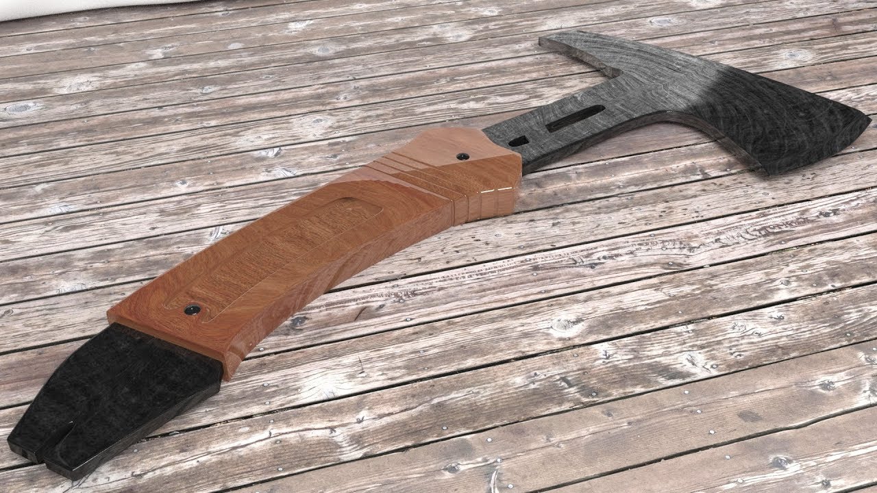 Modeling the Tactical Axe - Critical Ops Speedart - YouTube