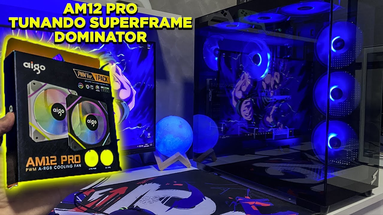 FANS AIGO AM12 PRO SÃO DIFERENCIADAS! UMA DAS MAIS BARATAS E BONITAS PRO SEU SETUP! - YouTube