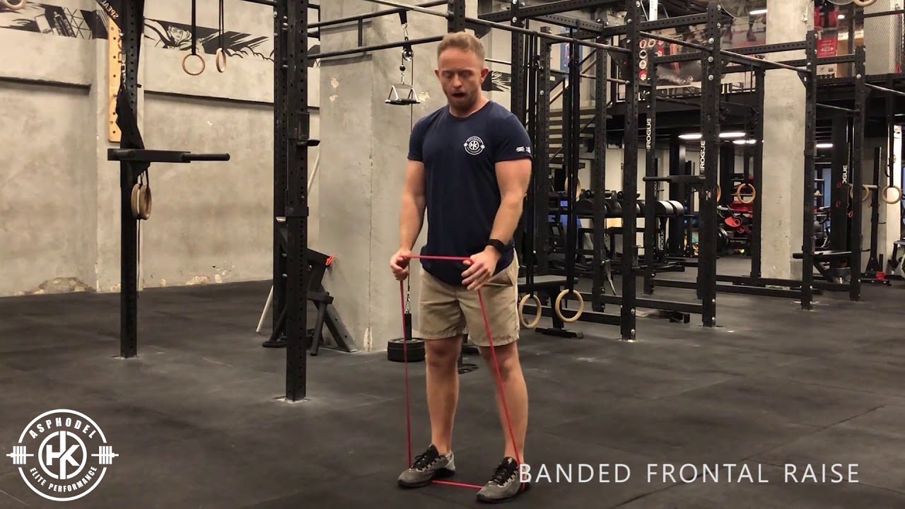Banded Front Raise - YouTube