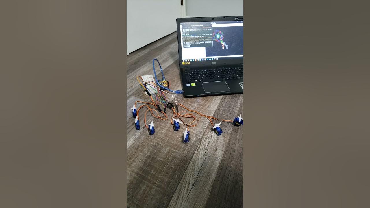 Robot arm - ROS planning with Arduino and servos - YouTube