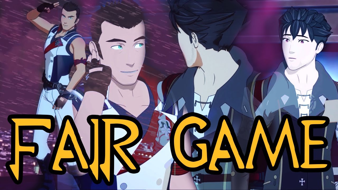 RWBY - Fair Game - Qrow/Clover - Brave Enough - YouTube