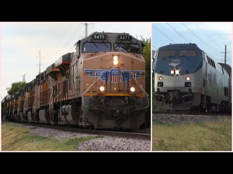 Huge 7-Locomotive Lashup! | UP Austin Sub Trains | 8/18/22 - YouTube