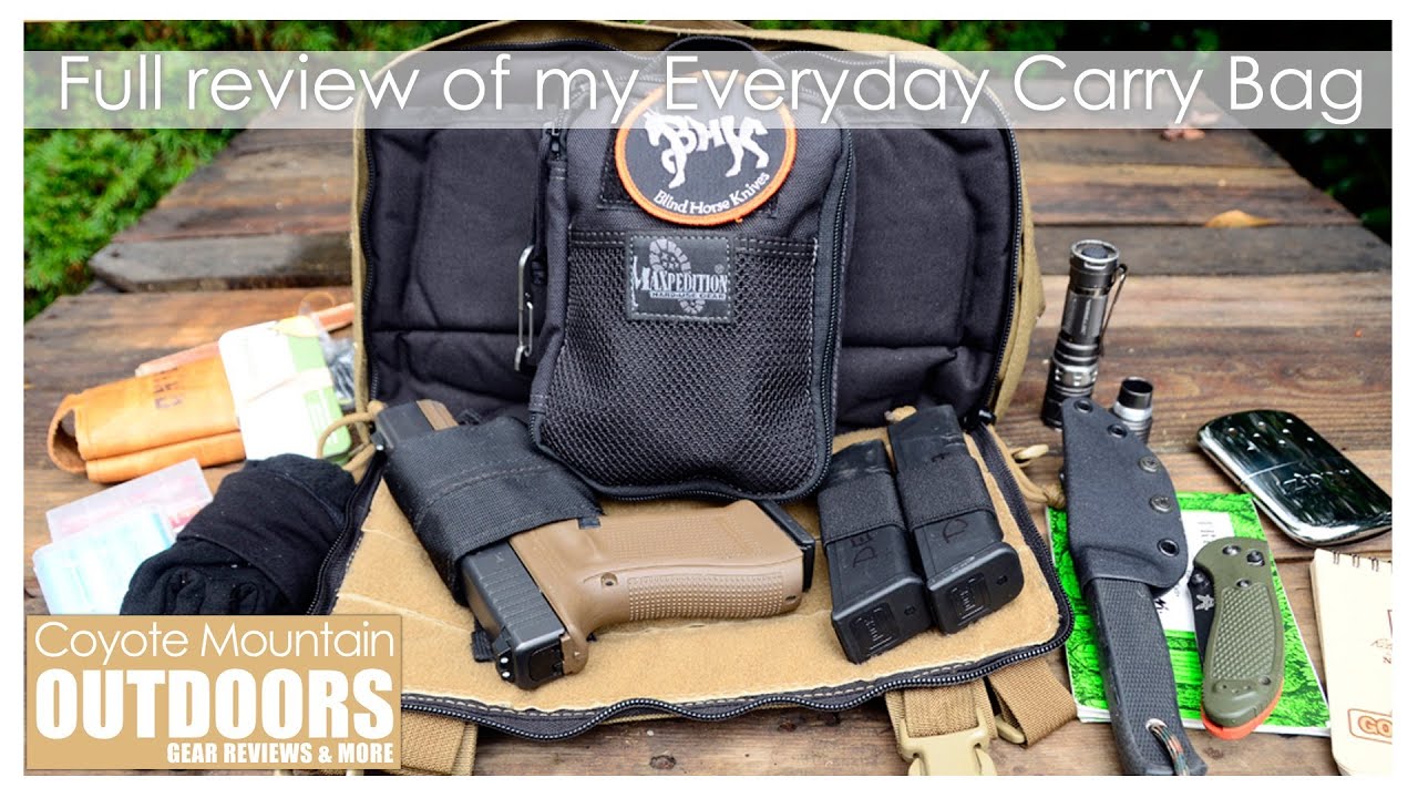 Full review of my Everyday Carry Bag - YouTube