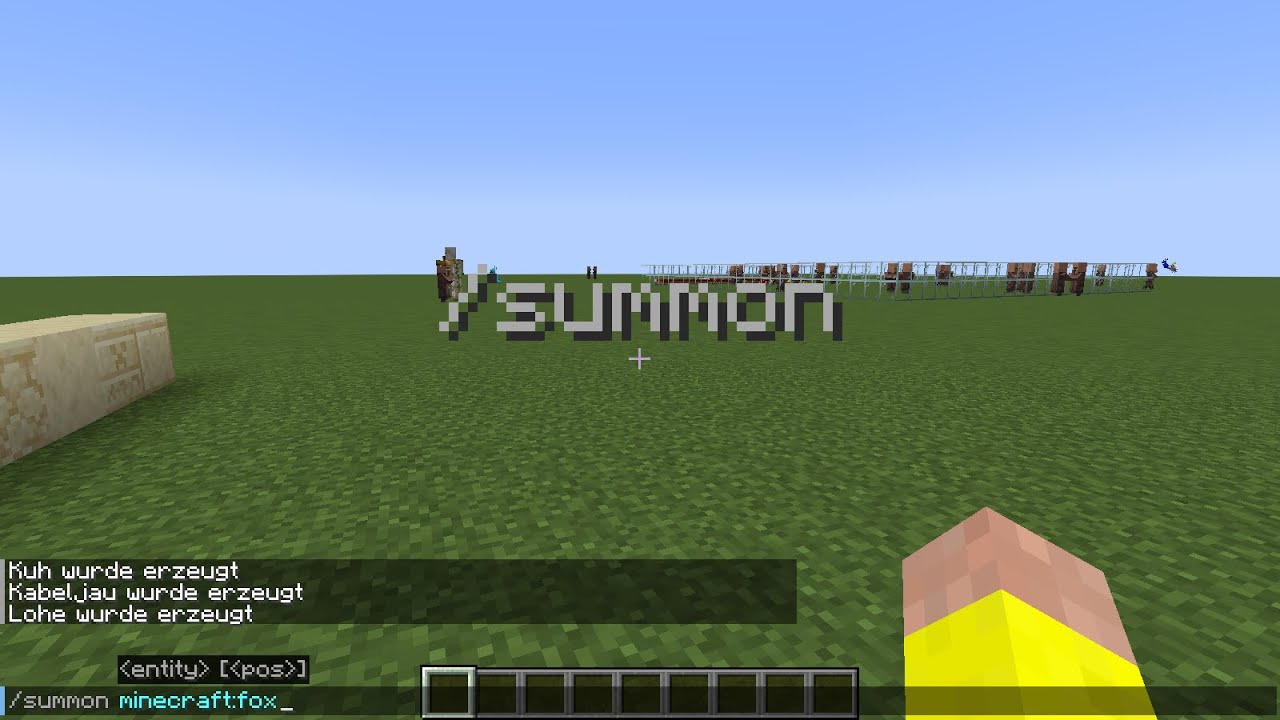 Der summon Befehl - Minecraft Tutorial #55 - YouTube