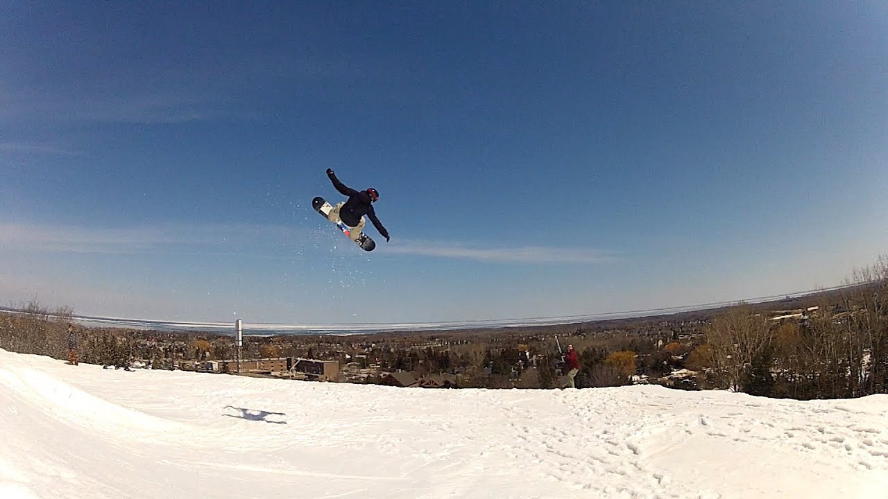 Snowboard Crash 50ft jump (GoPro Canada 2014) - YouTube