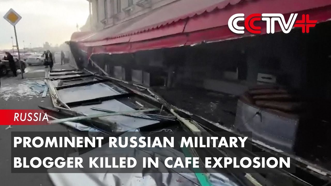 Prominent Russian Military Blogger Killed in Cafe Explosion - YouTube