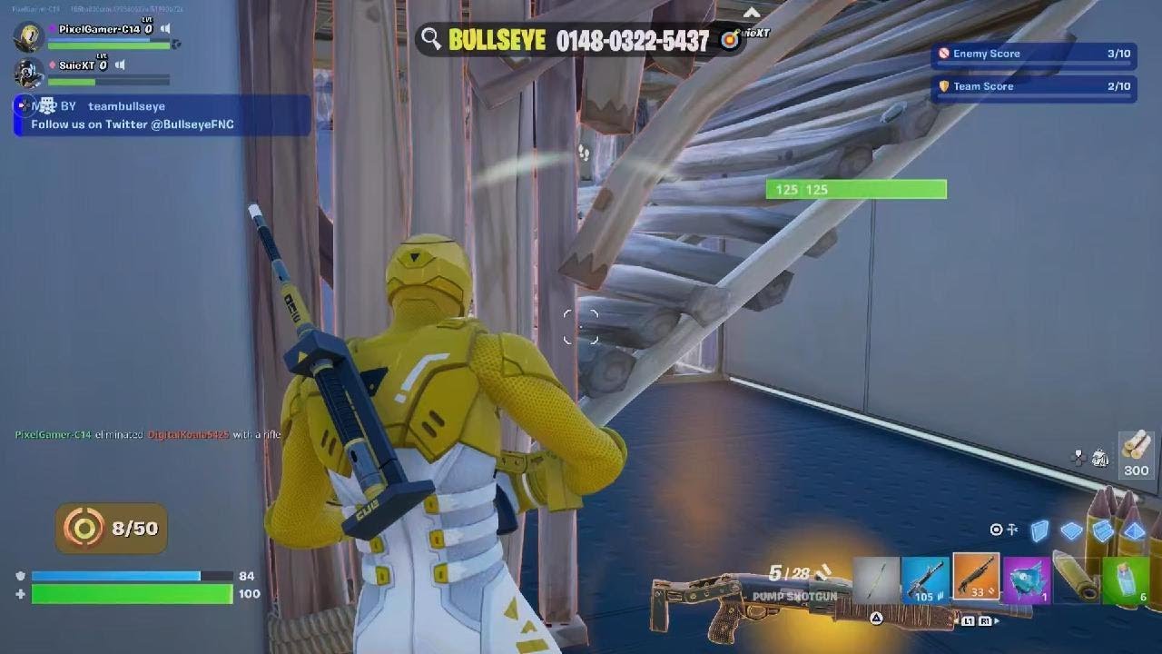 Fortnite 1 Ball And 8 Pool 2v2 Duel - YouTube