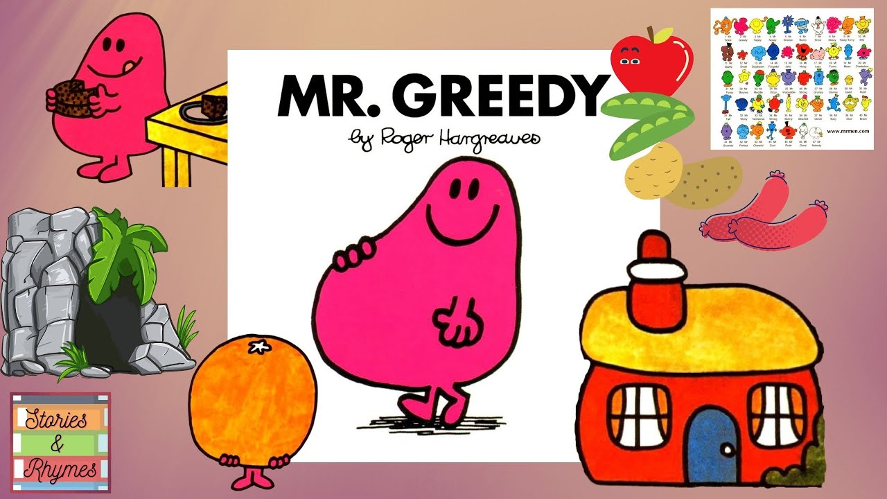 Mr. Greedy | Read Aloud | Mr. Men & Little Miss | Learn to Read ...