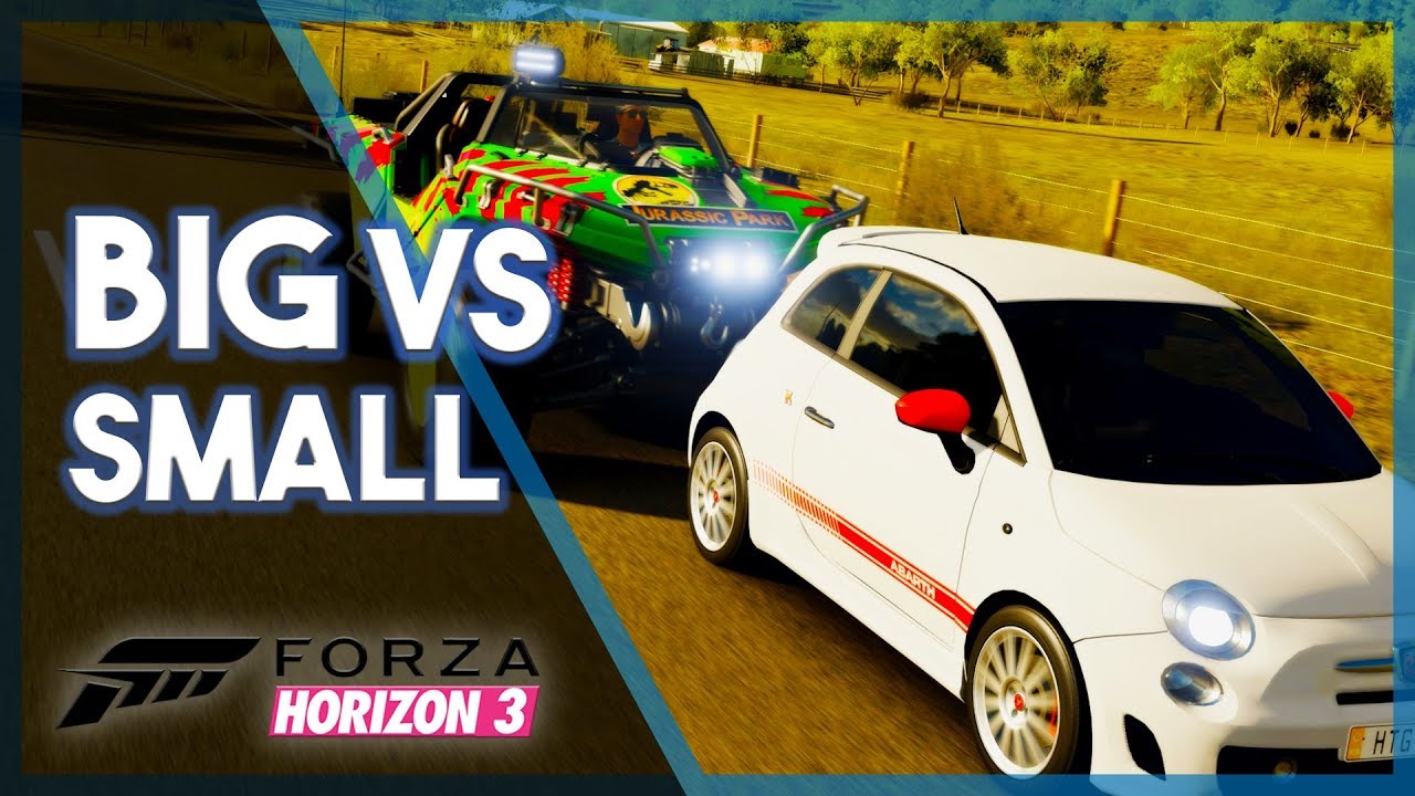 Forza Horizon 3 | Big vs Tiny Vehicles! (Races & Funny Moments) - YouTube
