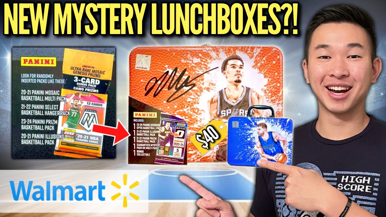 I OPENED THE NEW SPORTS CARD "LUNCHBOX TINS" FROM WALMART... 😳 - YouTube