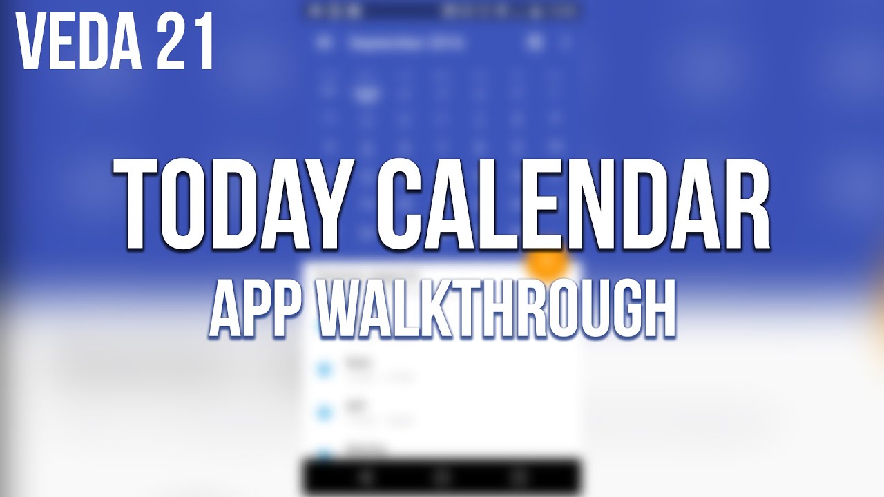 Today Calendar for Android App Walkthrough | SoleilTech - YouTube
