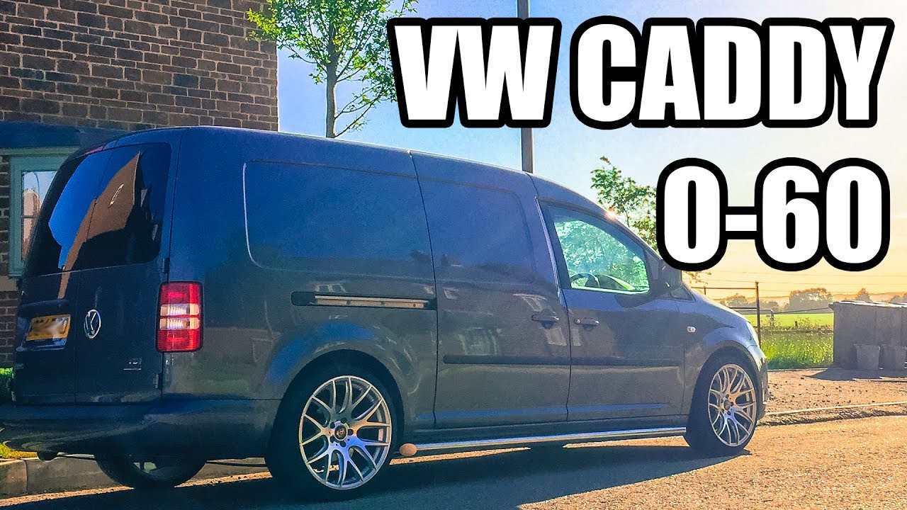 VW Caddy TDi Blue Motion 0-60mph Volkswagen Van Test Drive - YouTube
