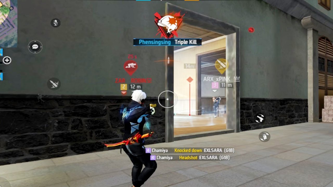 Fortunately, the first shot in the head in Garena Free Fire Max Game - YouTube