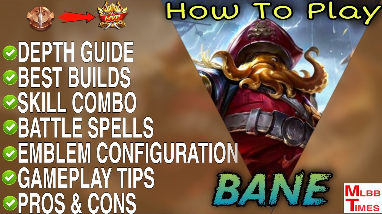 Bane Best Guide Mobile Legends 2022 | bane best build 2022 | bane ...