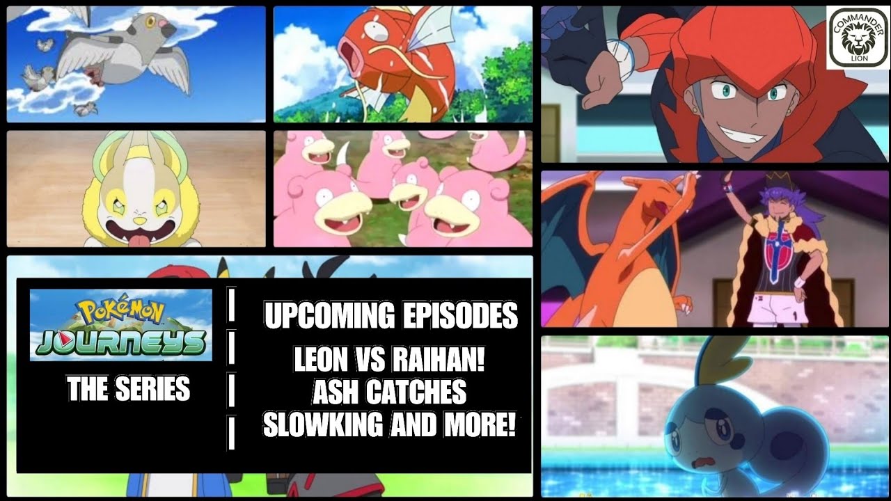 LEON VS RAIHAN! Ash Catches Galarian Farfetch'd & More! Pocket Monsters ...