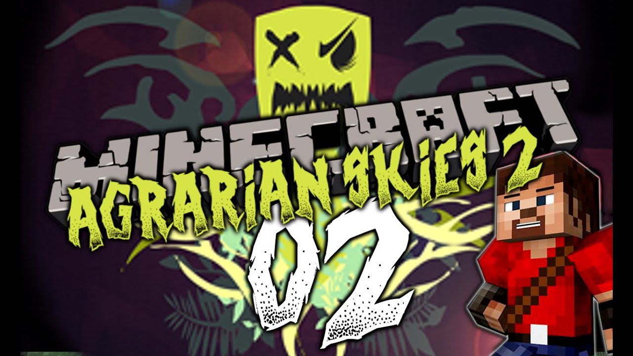 Minecraft Agrarian Skies 2 [SkyLords SMP #2] - Platforms, Silkworms and ...