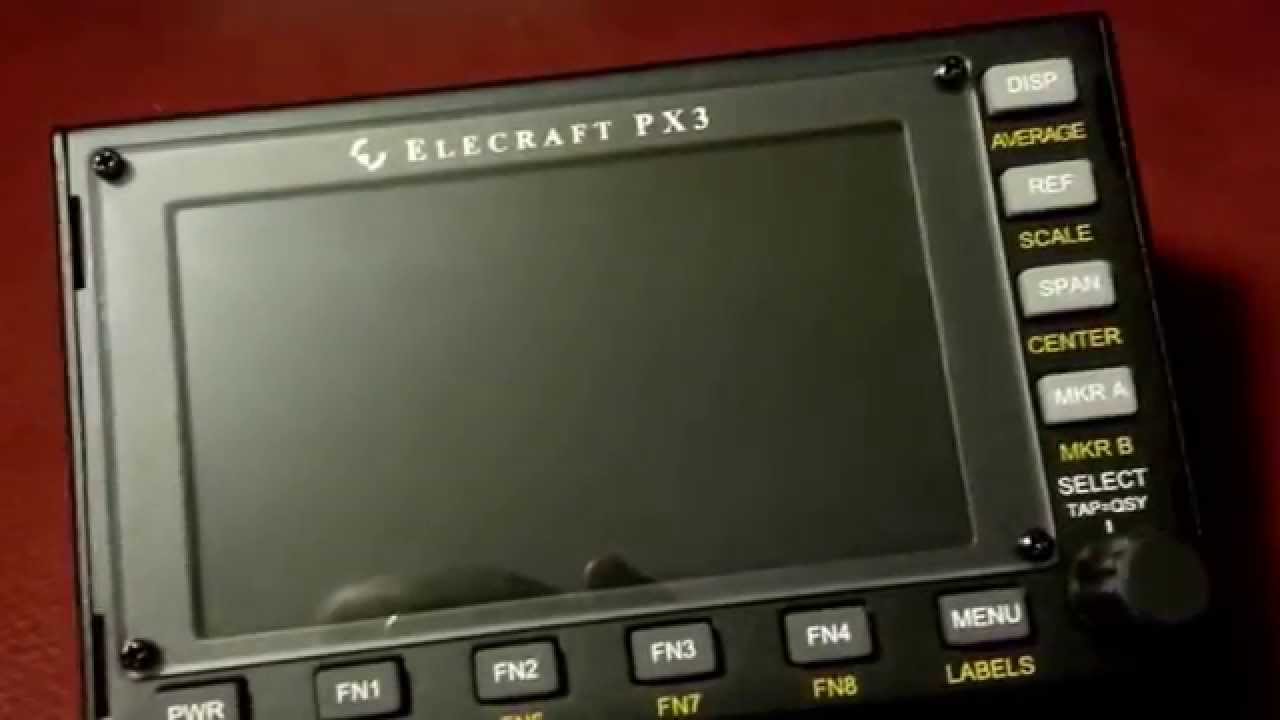 Elecraft PX3 panadapter for the KX3 - unboxing part 2 of 3 - YouTube