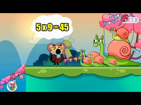 Multiplication by 5 - Math Learning Entertainment Video - YouTube