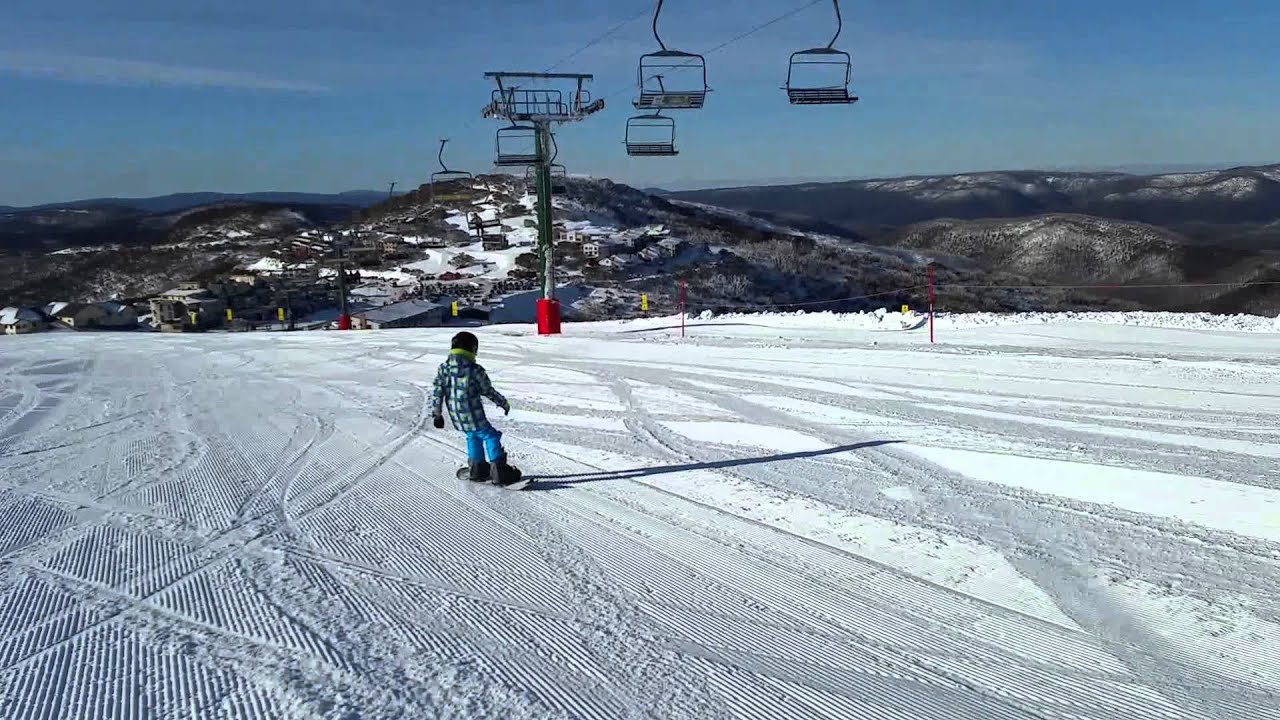 RYDER Snow Boarding 2nd day on a board - YouTube