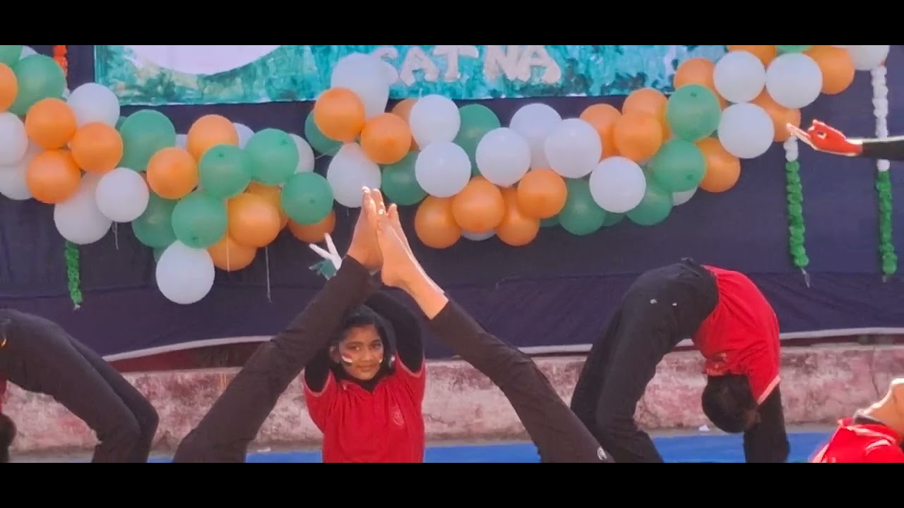 JNV Satna Students Perform Stunning Yoga Demonstration | Republic Day ...