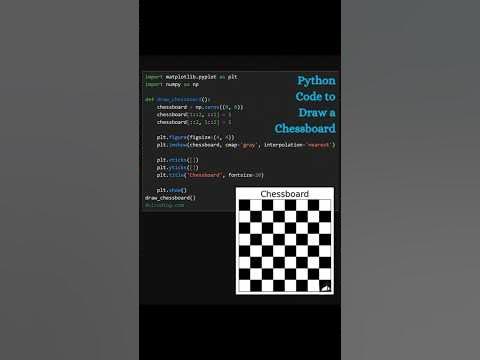 Python code for chessboard #trending #codeing #shortviral #python #chessboard - YouTube