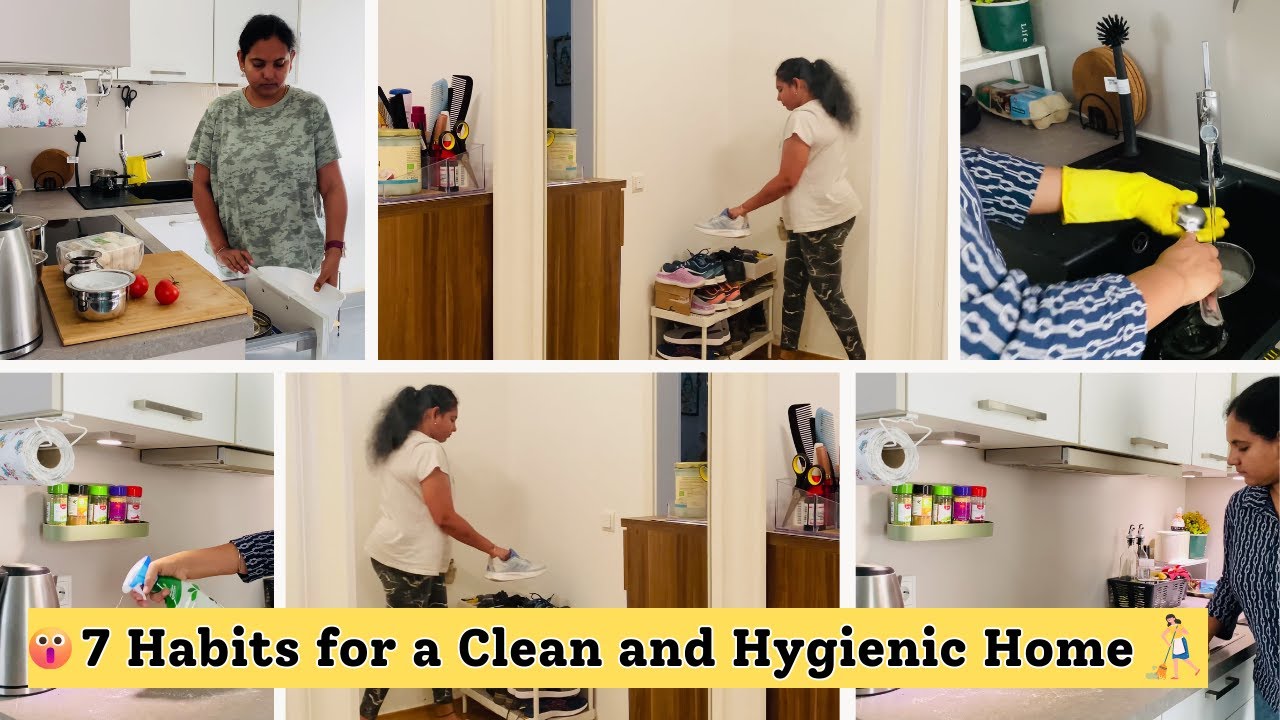 7 Simple Habits For A Clean Home all the Time 🏠| How to keep the ...
