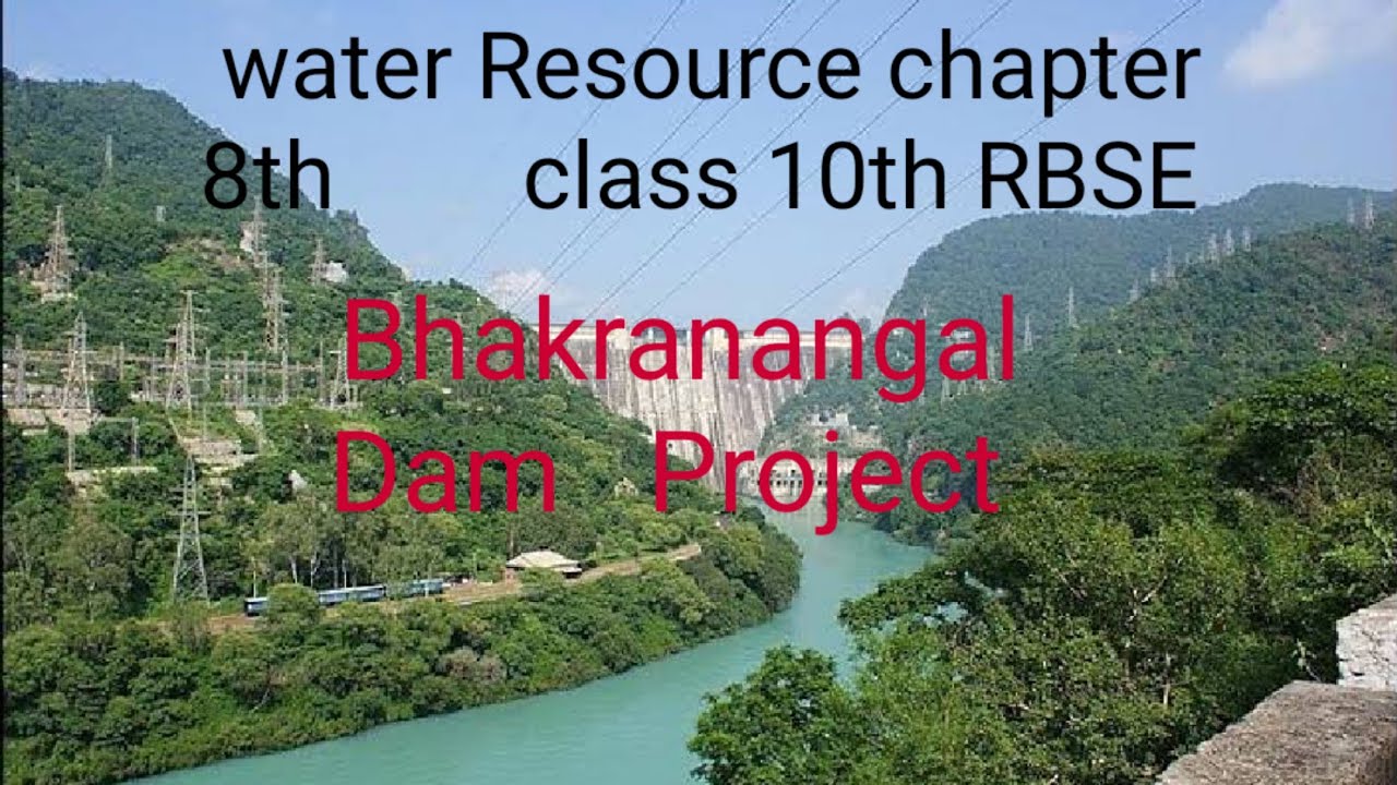 Bhakranangal dam project।।Water resource।।Chapter 8th।।10th RBSE ...