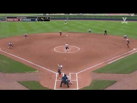 VT vs UVA Bre Peck 3 run HR 4 6 23 - YouTube