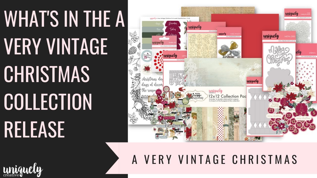 Our first Christmas Collection to get your crafting - A Very Vintage ...