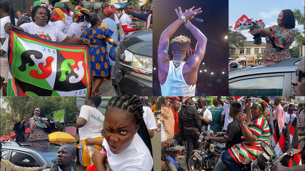 NDC’s Prof.Naana Jane Campaign In Makola As Market Women Jams To Shatta ...