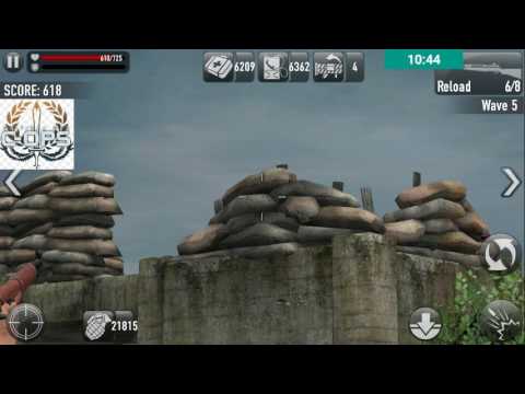 Frontline Commando D-Day. M1 Garand. Base defense. Wave 1-13