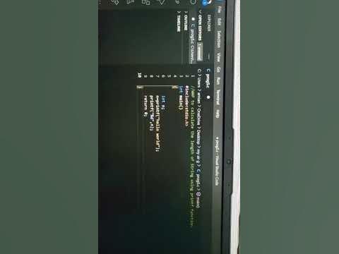 wap to calculate the length of string using printf function - YouTube