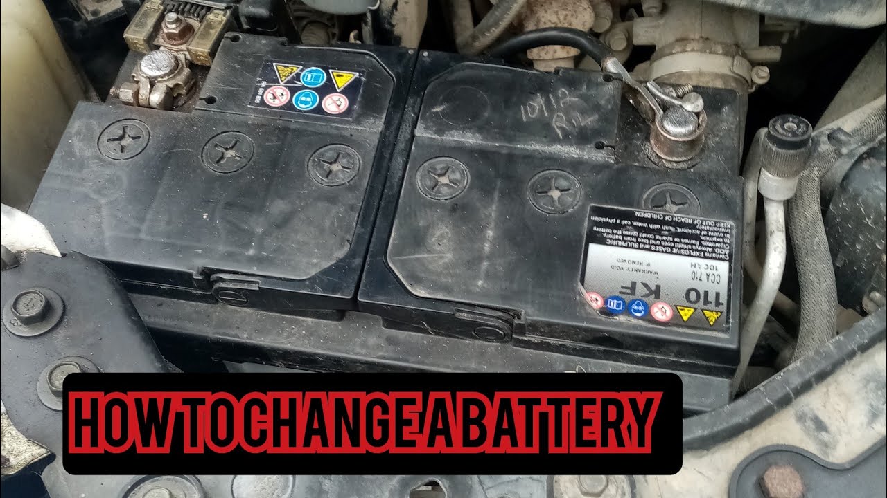 How to change a battery - YouTube