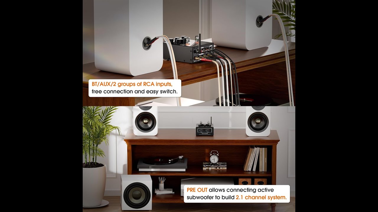 Douk Audio T6 PRO Review: 300W Tube Amp with Dual VU Meters & Super ...