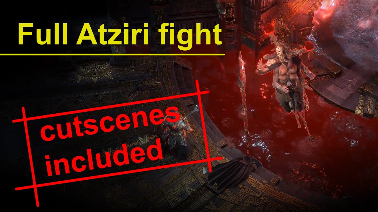 Atziri Queen of the Vaal | Full fight & cutscenes | Poe2 - YouTube