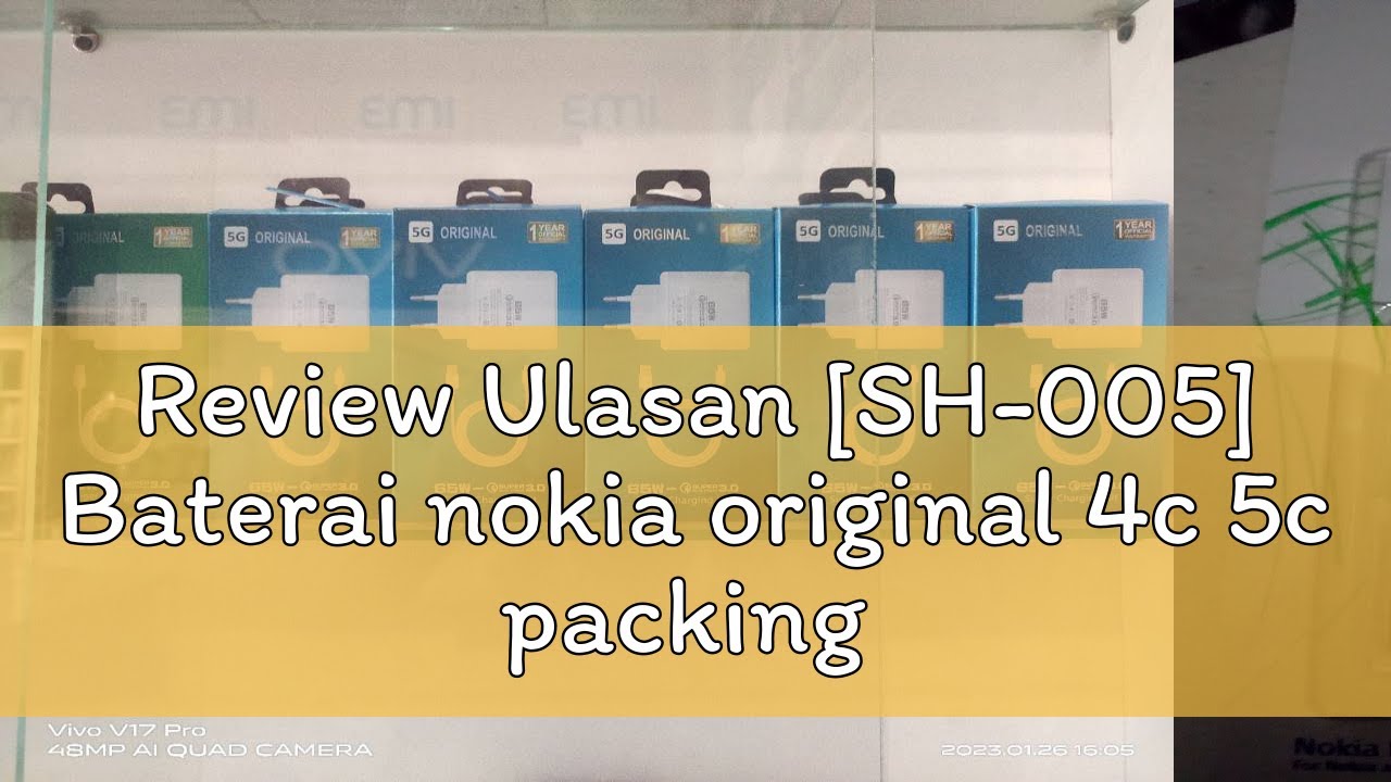 Review Ulasan [SH-005] Baterai nokia original 4c 5c packing panjang ...