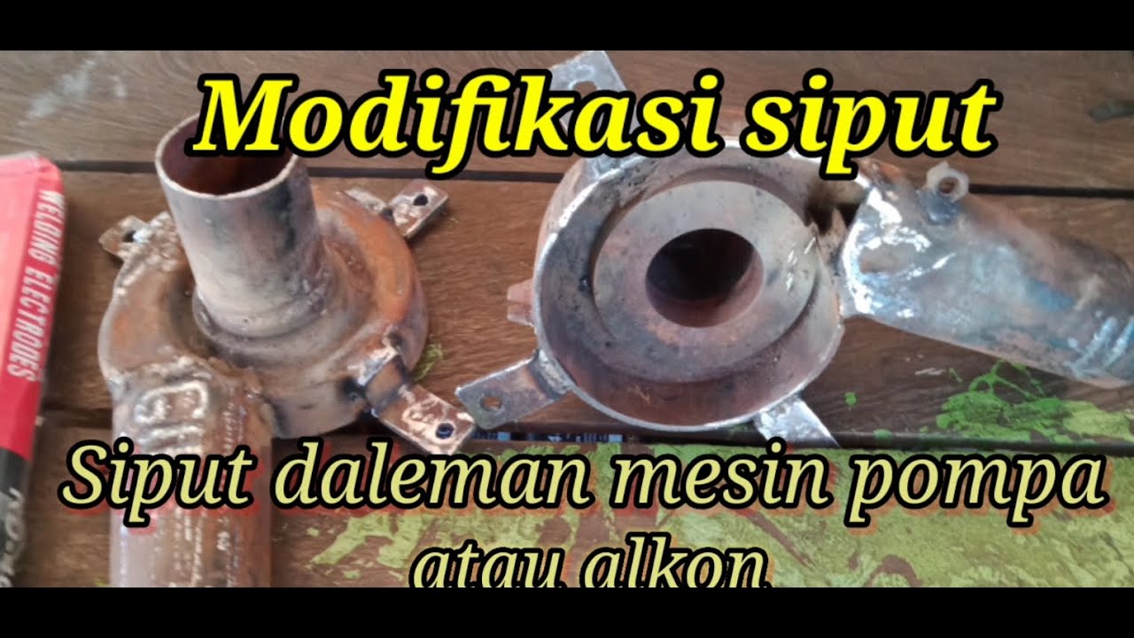 modifikasi siput Daleman mesin pompa/Alkon //airnya kencang kayak ...