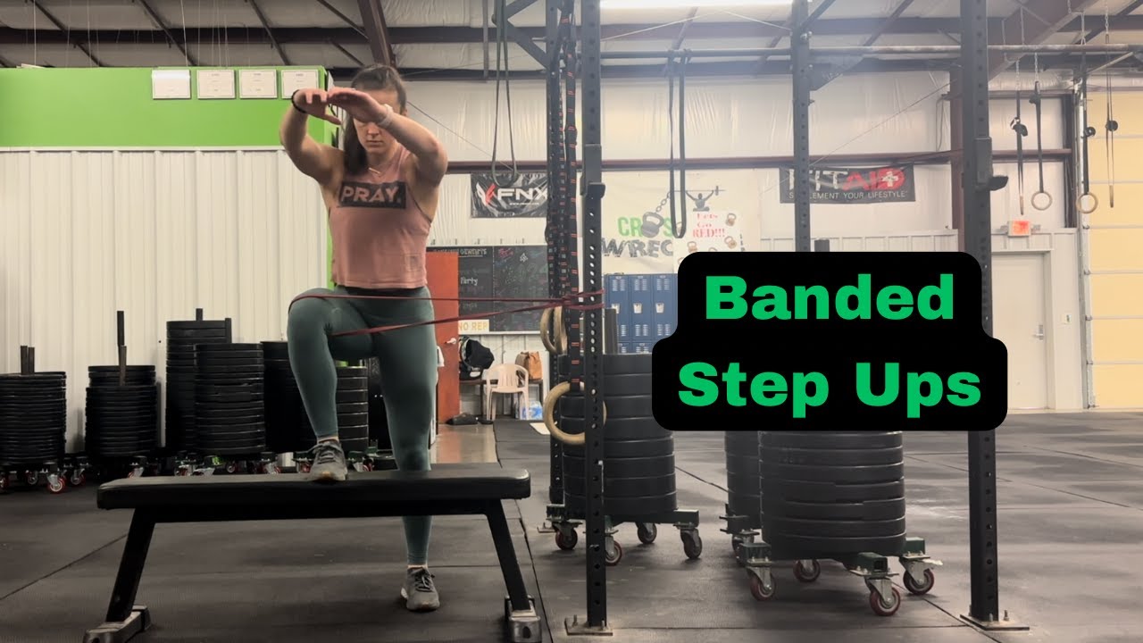 Banded Step Ups - YouTube