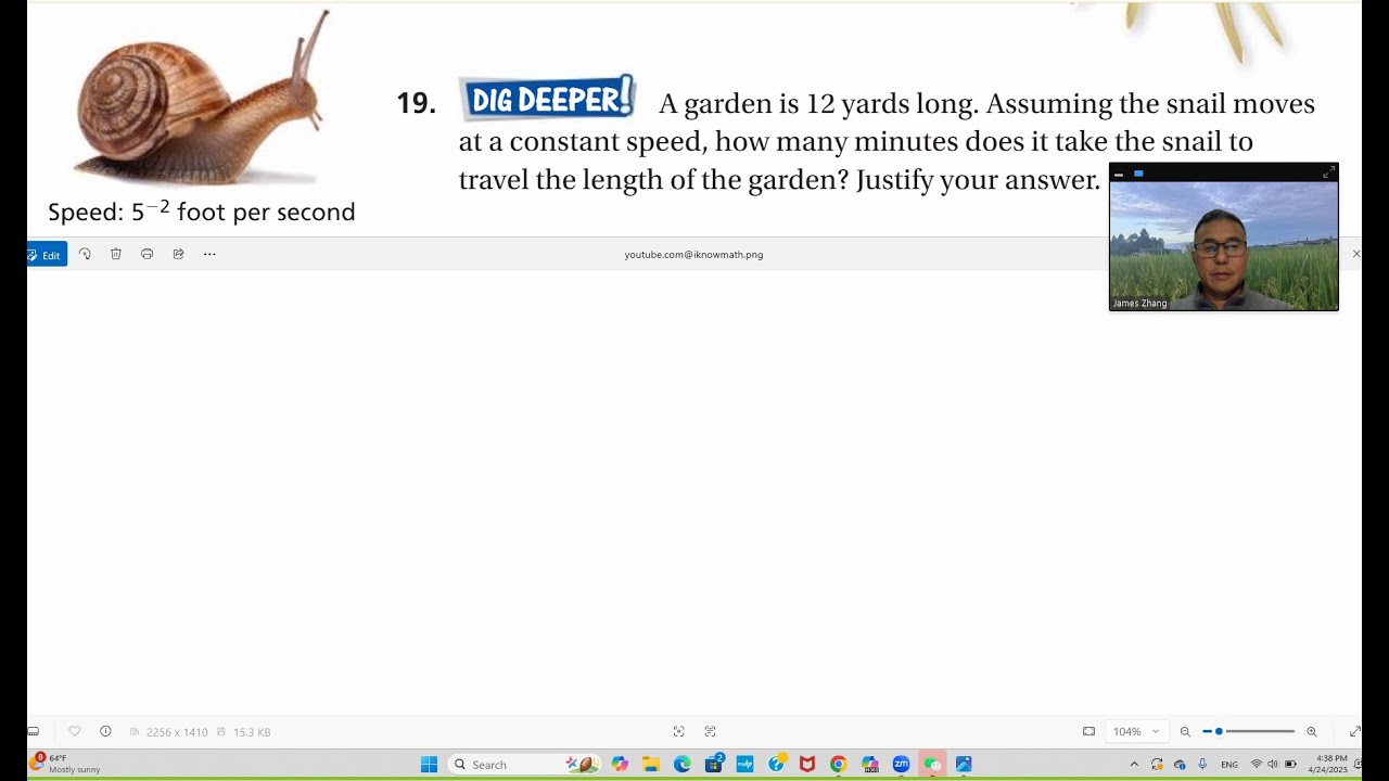 Grade 8 Math: A real life problem involving negative exponents - YouTube