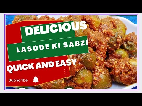 Lasode ki Sabji |Rajasthani Gunda Sabji Recipe || औषधीय गुणो से भरपूर ...