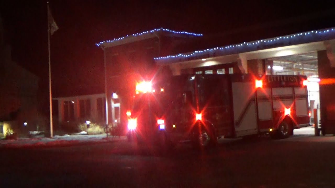 Littleton MA Fire Department | Engine 2 Responding - YouTube