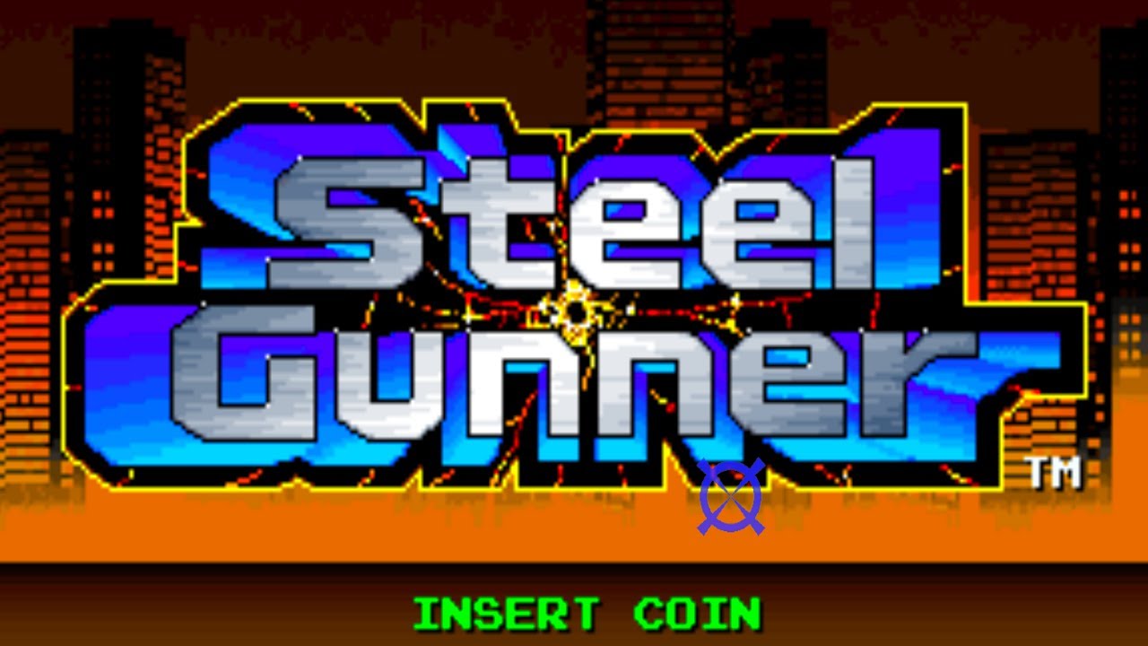 Steel Gunner - Classic Arcade Light Gun Game (Namco 1991) - YouTube