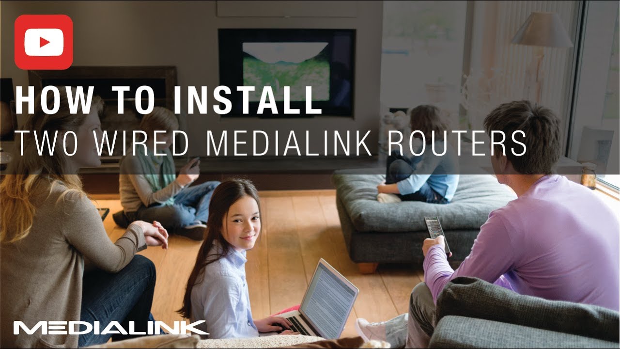 Medialink Wired Router to Router Installation - YouTube
