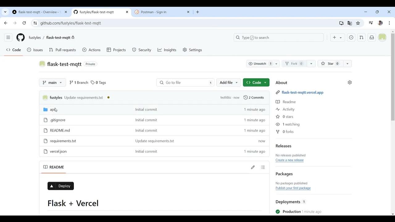 112聯發科造課師 DaVinci(達哥)Plugin x MQTT實作_1. Vercel 新增Python Flask專案 - YouTube