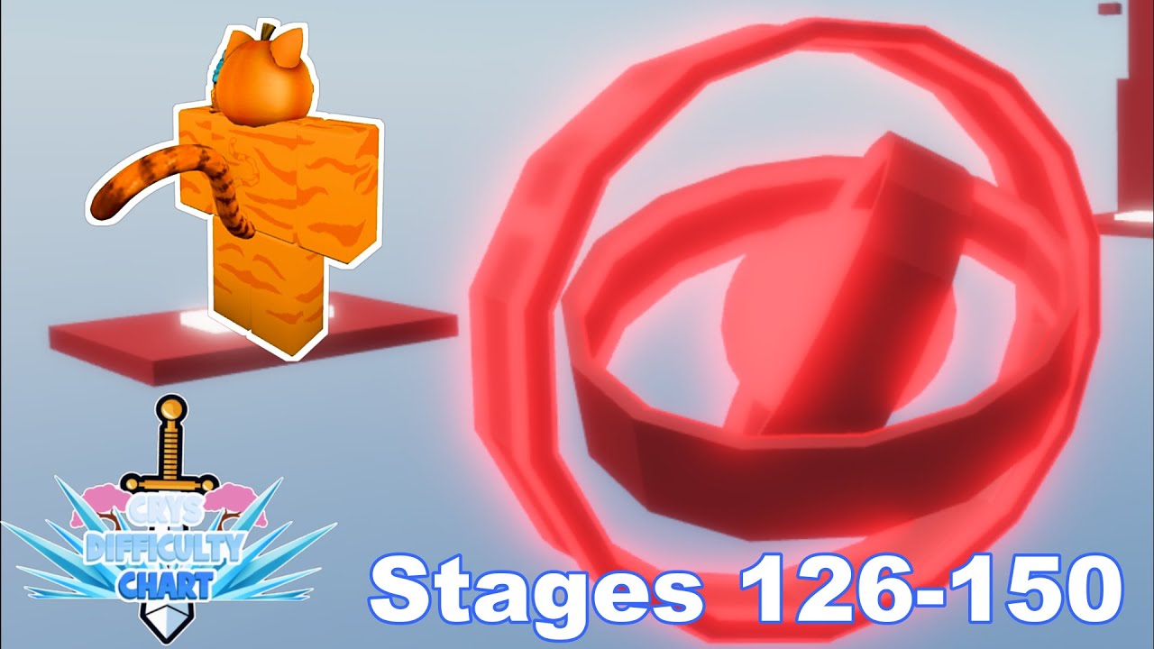 Cry's Difficulty Chart Obby: Skilled Stages 126-150 - YouTube