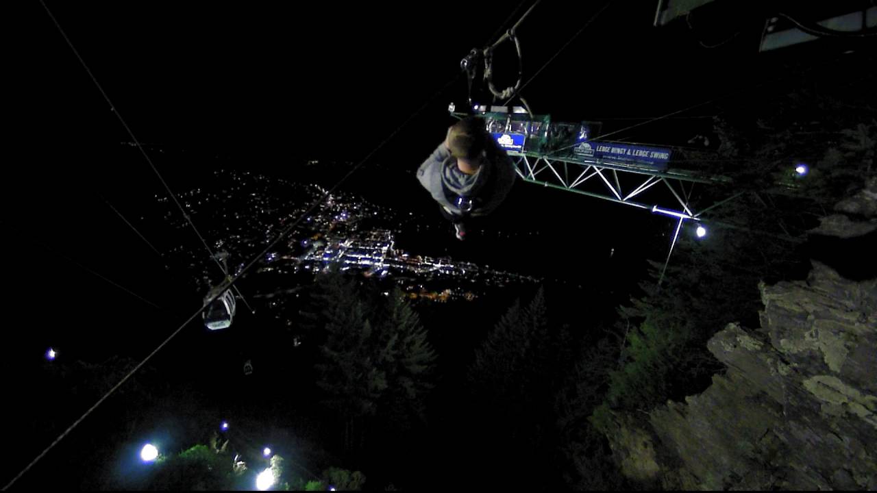 Ledge Swing, Queenstown - YouTube
